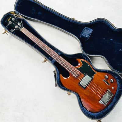 Gibson EB-4L Long Scale 4-String Bass Guitar 1973 - Cherry | Reverb