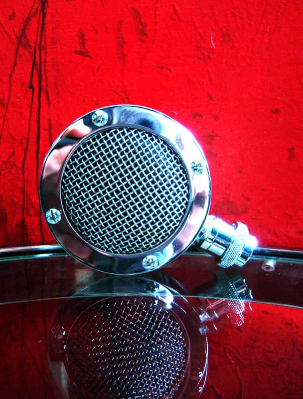 Vintage 1970's Astatic D-104 crystal "Lollipop" microphone | Reverb
