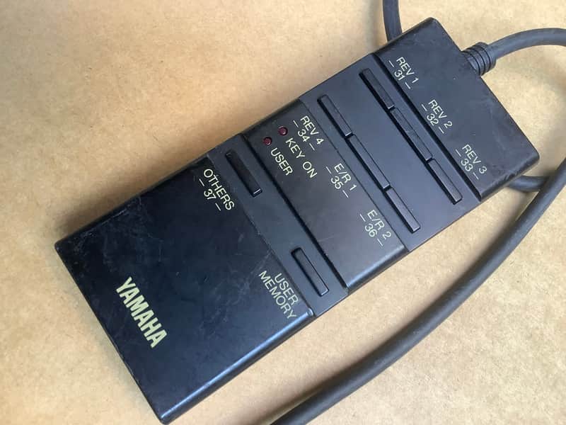 Yamaha RC-7 Remote Control for REV 7 REV 5 & SPX 90 | Reverb
