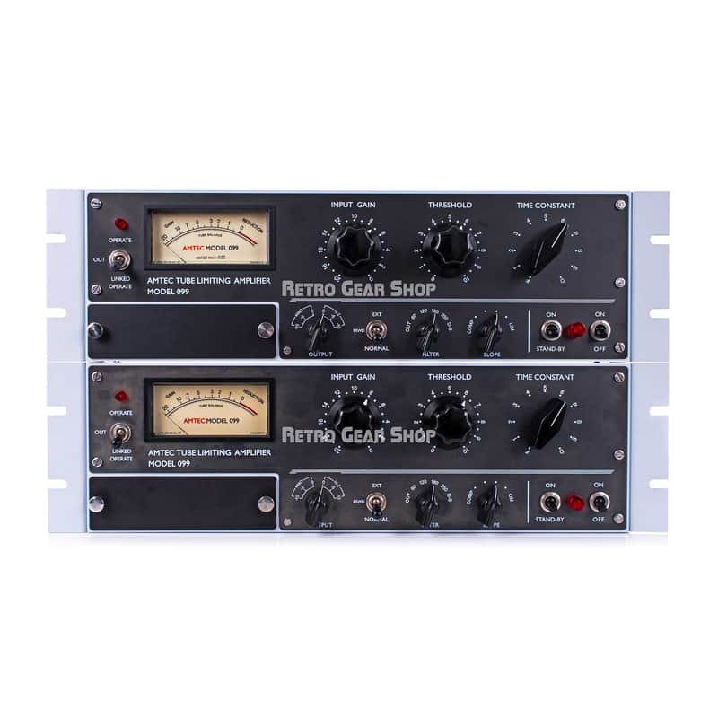 Amtec Model 099 Vari-Mu Tube Compressor Matched Stereo Pair | Reverb