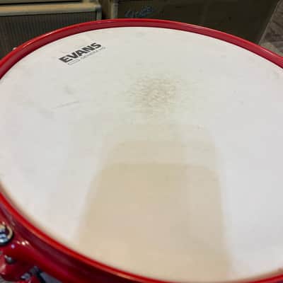 Mapex Mydentity 10 lug snare Red Silver 14x6 | Reverb