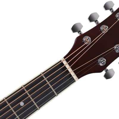Oscar Schmidt OAM Mahogany Auditorium Size Acoustic Guitar | Reverb