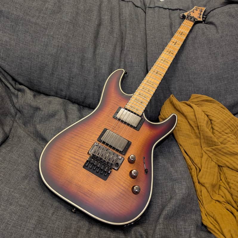 Schecter Hellraiser Extreme C-1 FR Crimson Red Burst | Reverb Canada