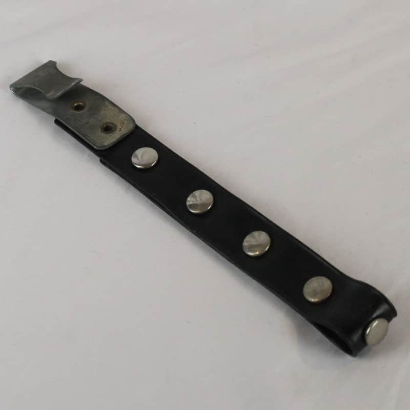 Black Leather All Music Accordion Hook On Back Strap | Reverb UK