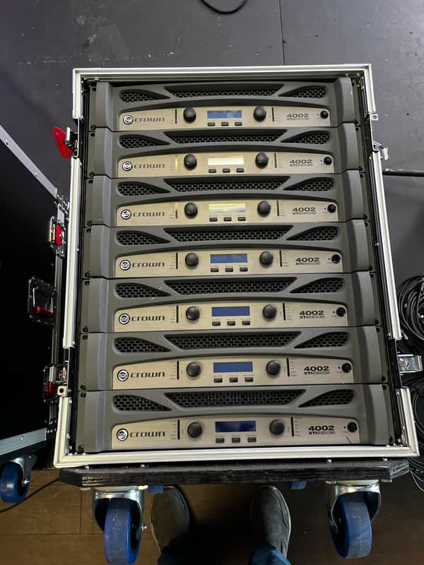 Crown XTi 4002 2-Channel 1200W Power Amplifier 2010s - Silver | Reverb