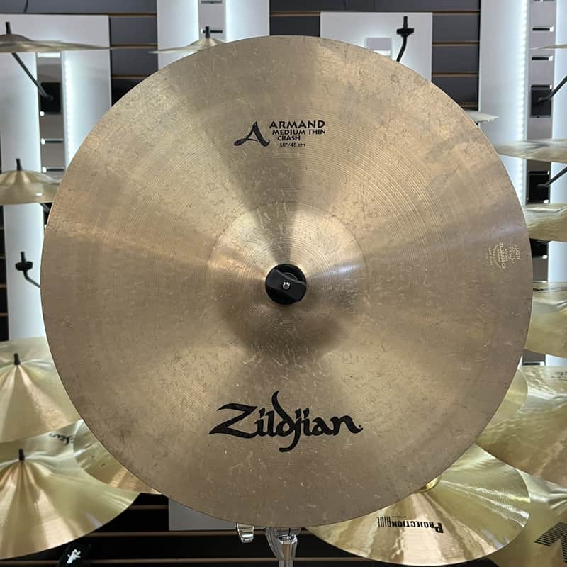 ZILDJIAN A8012 18" A ARMAND MEDIUM THIN CRASH CYMBAL 1502G - | Reverb