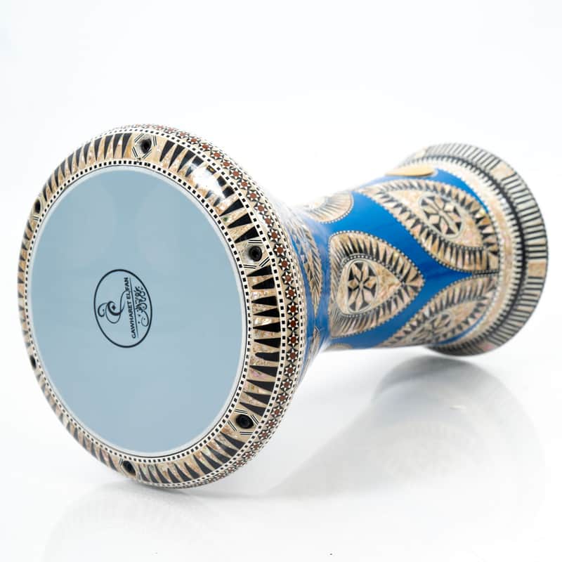 Darbuka Sombaty PRO Blue King, Egyptian Handmade Doumbek with | Reverb