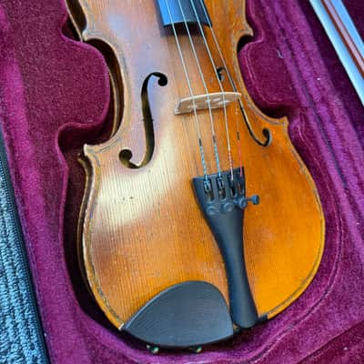 100 + Year Old Antique European J.S. Violin w/ Case, 2 Bows & | Reverb