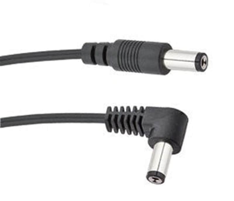 Voodoo Lab 2.1mm Straight and Right Angle Barrel Cable 18" | Reverb