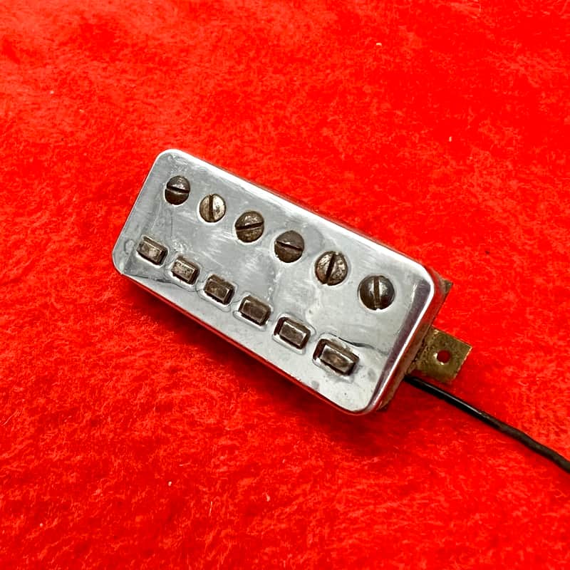 Hofner Verithin staple mini humbucker pickup 1960’s Chrome | Reverb