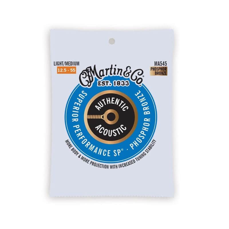 Martin Authentic Acoustic SP Guitar Strings Phosphor Bronze | Reverb