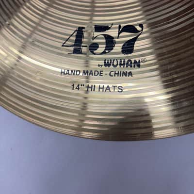 Used 457 Wuhan 14” Pair of Hi-Hat cymbals - sold as is | Reverb