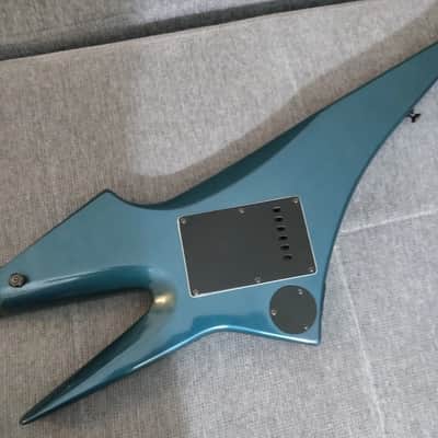 Hondo H1 Death Dagger 80' Metallic Blue With Red | Reverb Belgium