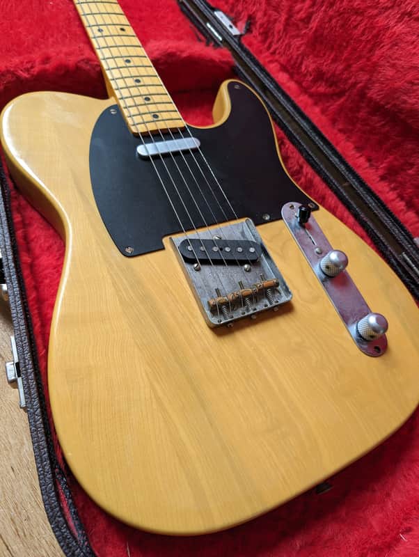 Squier Telecaster JV Japan 1983 - butterscotch | Reverb