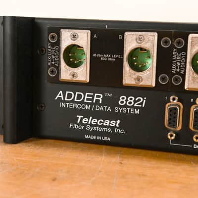 Telecast Fiber Systems Adder 882i Fiber Intercom Data System | Reverb