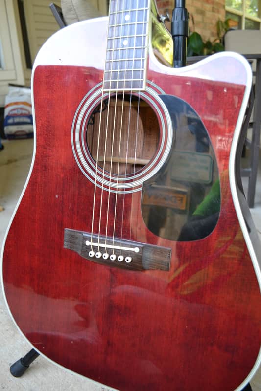 Takamine EF325SRC 1996 Red | Reverb Canada