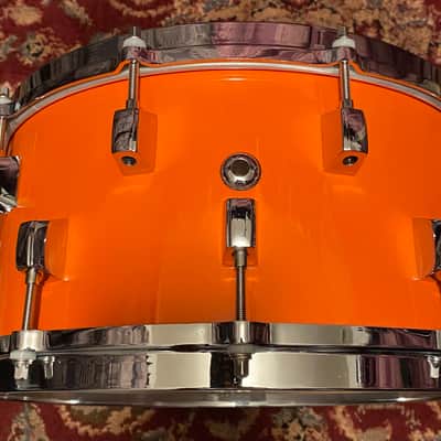 O.C.D.P USA Custom 7x14 8 ply Maple 2000’s - Safety Orange | Reverb