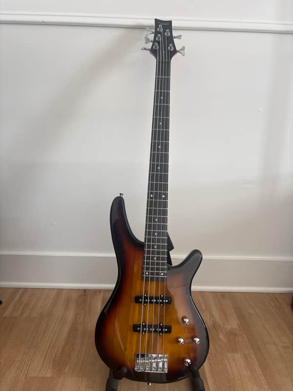Glarry 5 String Bass Sunburst | Reverb