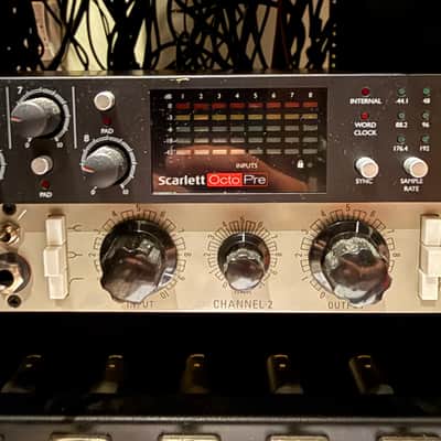 Focusrite Scarlett OctoPre 2017 - Present - Black | Reverb