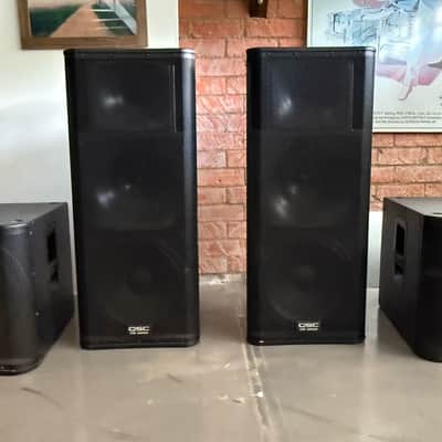 QSC STACK - 2 KW153s 2 KW181s - GREAT CONDITION! | Reverb