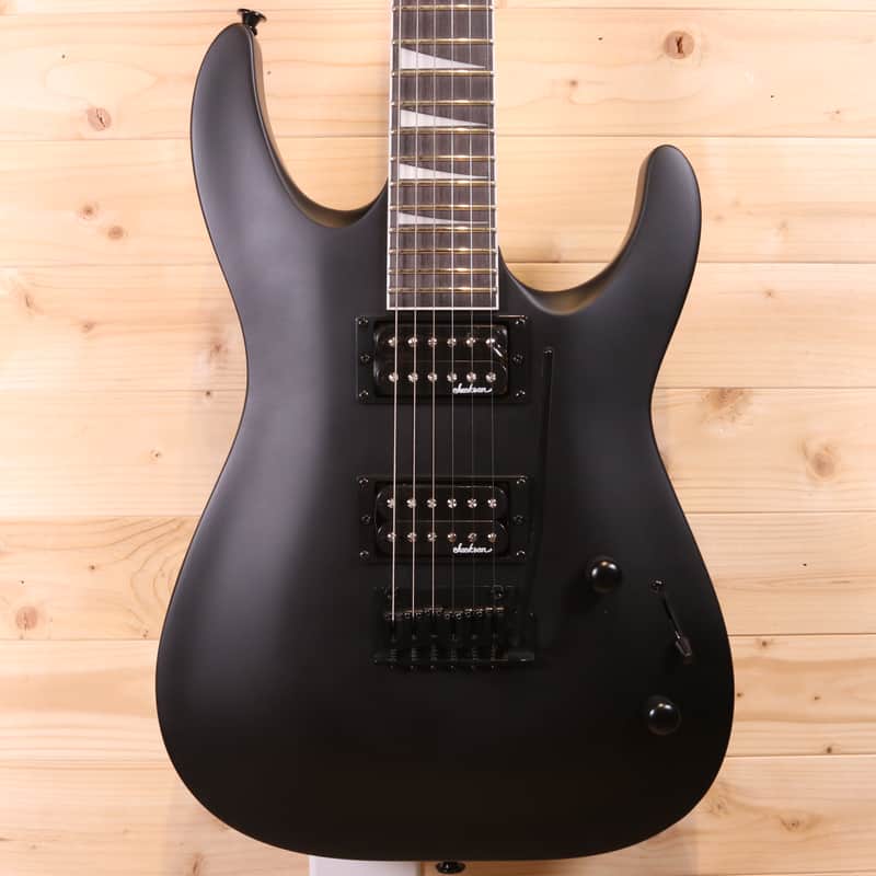 Jackson JS22 DKA Dinky - Amaranth Fingerboard, Satin Black | Reverb