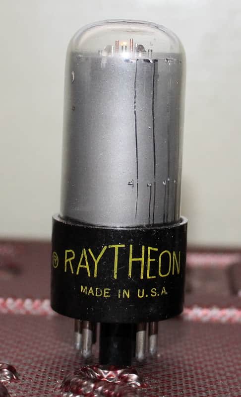 RAYTHEON 6V6GT VT-107 BLACK OVAL PLATE D GETTER | Reverb Australia