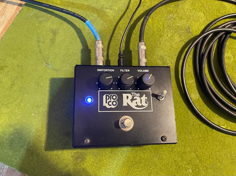ProCo Vintage Rat Big Box with Battery Door and LM308 | Reverb