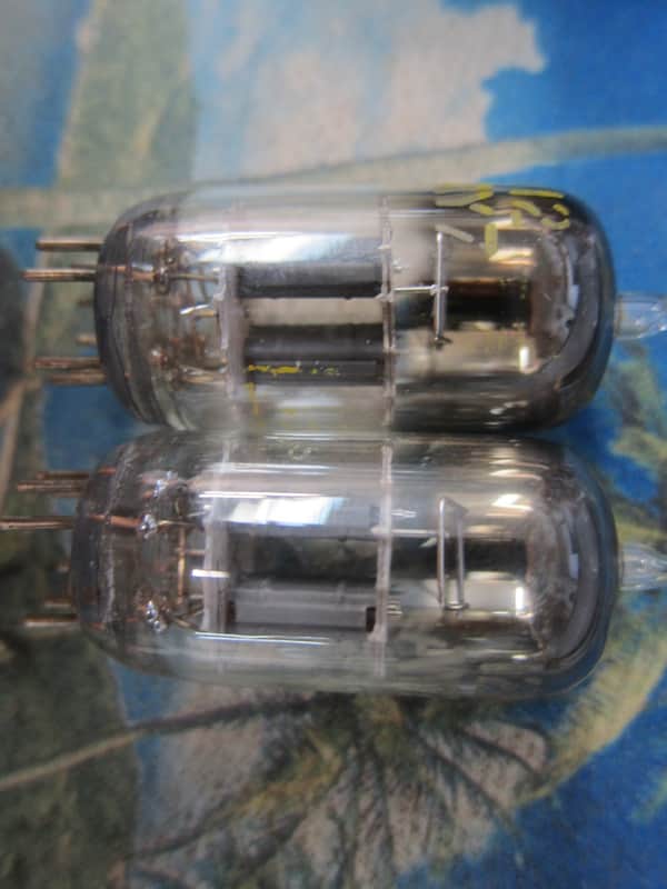 Pr Vintage GE 12AY7 Preamp Tubes, 1960s,Early D Getters USA, | Reverb
