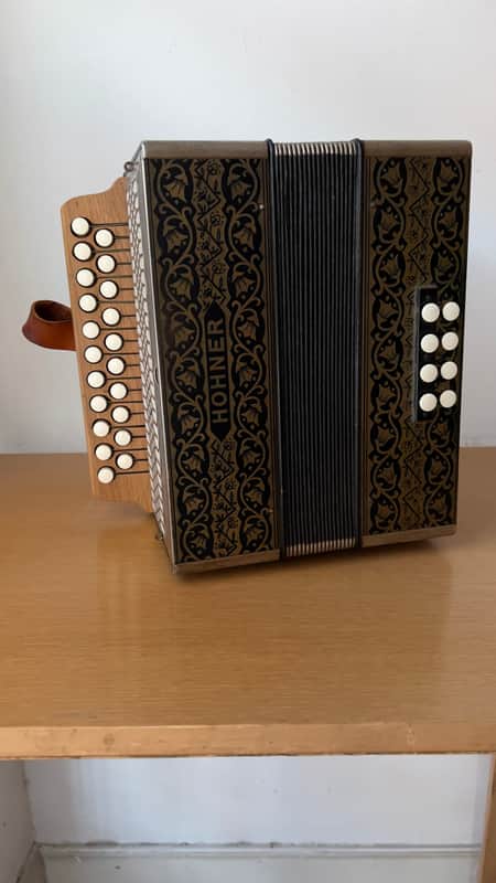 Hohner Pokerwork Vienna Model 2815 Diatonic Button Accordion | Reverb