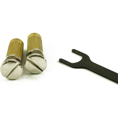 Tone Pros System II SPRS2 Locking US Tailpiece Studs Nickel | Reverb