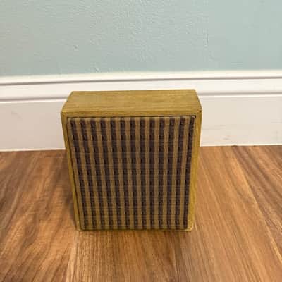 Vintage 1972 Argos Desktop Guitar Cab with 1992 Technics 4" | Reverb