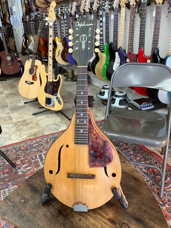 1930’s Orpheum E Mandolin A Style Flame Maple | Reverb