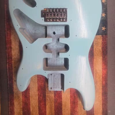 Unknown Strat body - light blue ( sonic) | Reverb