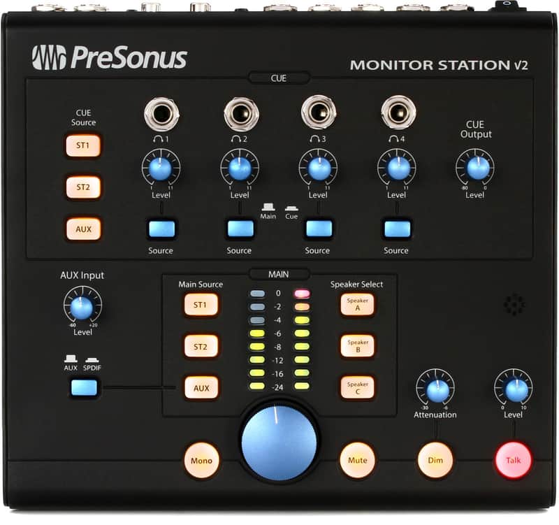 PreSonus Monitor Station V2 Desktop Monitor Controller | Reverb