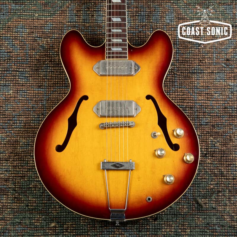 1992 Epiphone Casino Natural Pre-Elitist made in Japan | Reverb