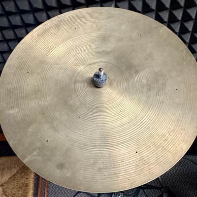 Zildjian A 20” Flat Ride 1970’s - Hollow Ink Logo | Reverb