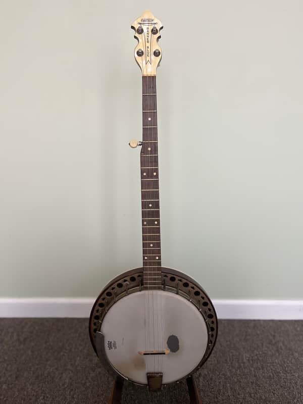 Gretsch Banner Blue 1940's Vintage 5 string banjo | Reverb