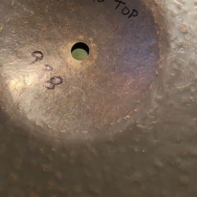 Rare 16" Hammerax Indigo Dual Hi Hat Cymbals Flat Top Bottom | Reverb
