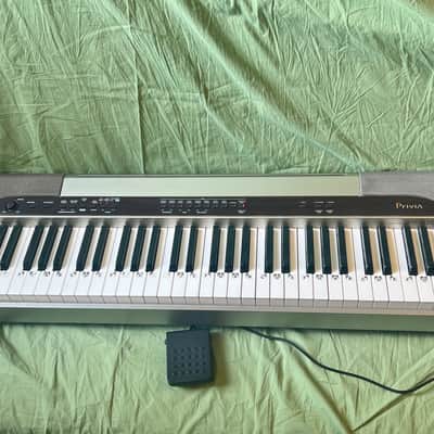Casio Privia PX-110 88 Key Digital Piano Mid 2000s - Silver | Reverb