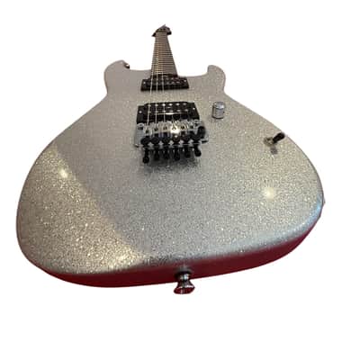 Splawn USA SS1 Silver Sparkle Floyd Rose Roasted Flamed Maple | Reverb