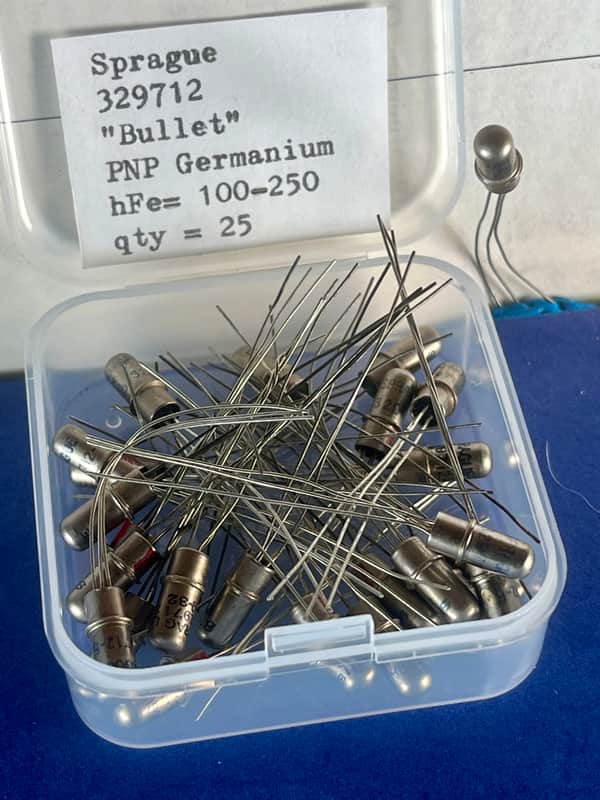Sprague "Bullet" Germanium Transistors (25) ~ PNP ~ Tested ~ | Reverb