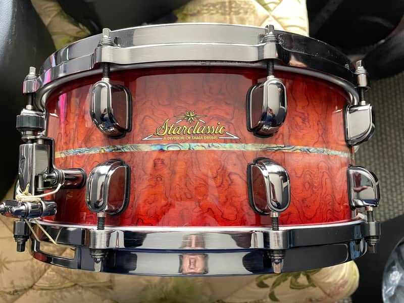 Tama Exotix IV Volcanoc Fire 2005 - African Bubinga | Reverb