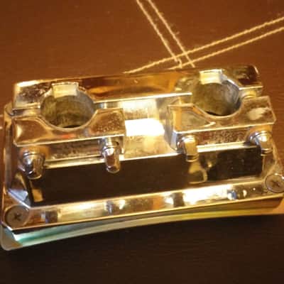 Pearl Style Bass Drum Double Tom Mount / Plate / Bracket NICE | Reverb