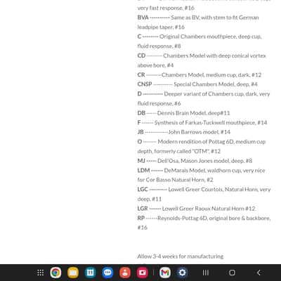 Atkinson Moosewood french horn B and BV mouthpiece. 2021 - | Reverb