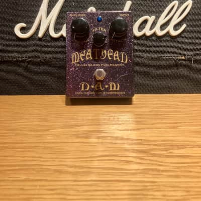 D*A*M Meathead Deluxe Silicon Fuzz Machine - Purple Sparkle | Reverb