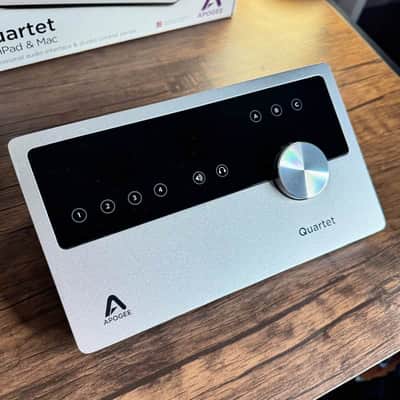 Apogee Quartet USB Audio Interface 2010s - Silver | Reverb