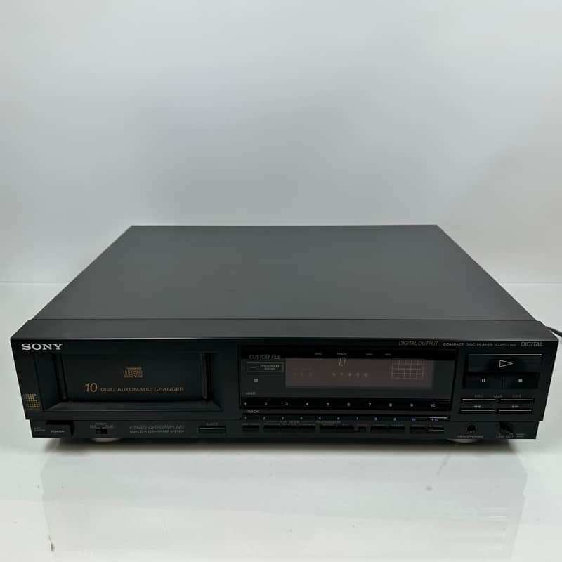 Sony CDP-C100 Vintage 1988CD Player 10 Disc Magazine CD | Reverb