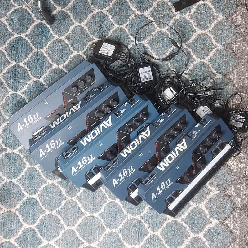 (Bundle of 5) Aviom A-16II Personal Mixer 2010s W/ Power | Reverb