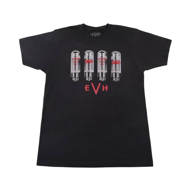 NEW EVH Tube Logo T-Shirt - Black - S | Reverb