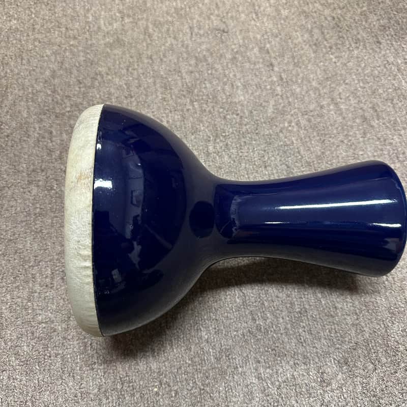 Finger Ceramic Doumbek, 6"x9", Mid-East CDFG-CB, Cobalt Blue, | Reverb